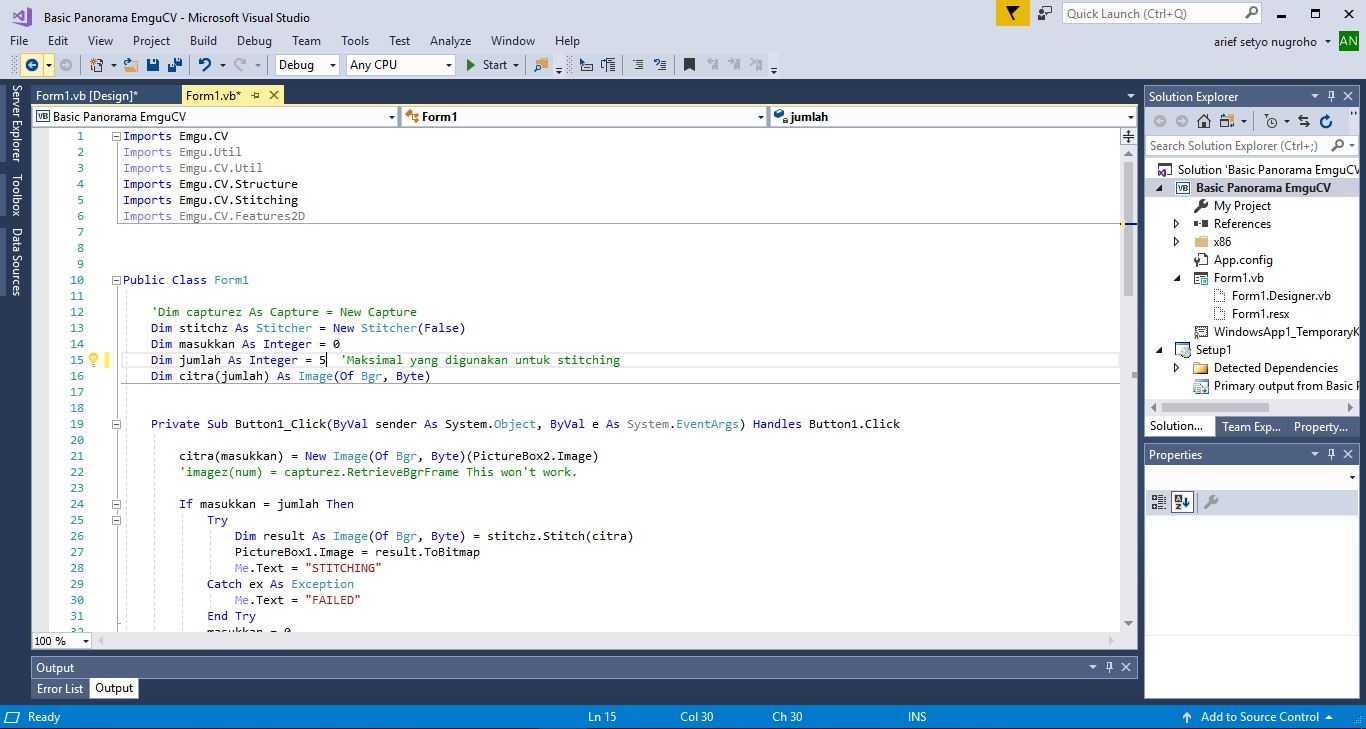 GitHub - ASNProject/Image-Stitching-with-EMGUCV-and-C-: This Project we can the compare or ...
