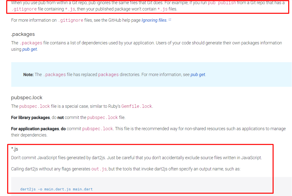 Simplify the docs around what to ignore · Issue #250 · dart-lang/site-www · GitHub