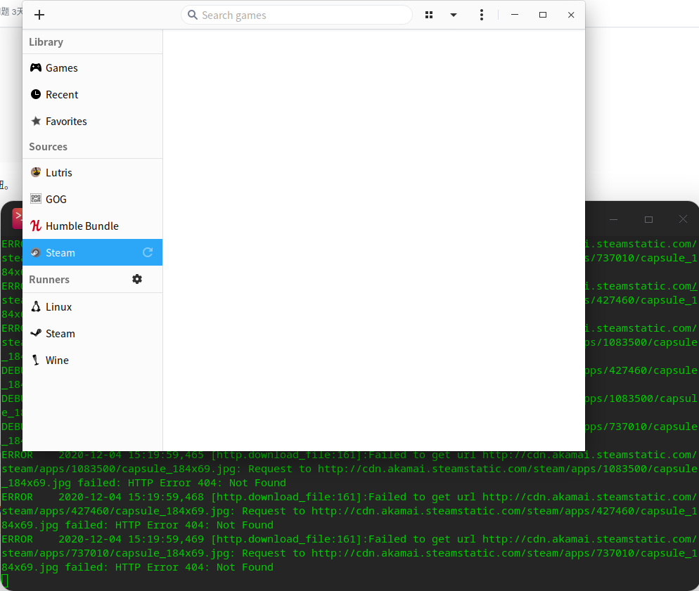 Error when syncing good old games · Issue #3342 · lutris/lutris · GitHub