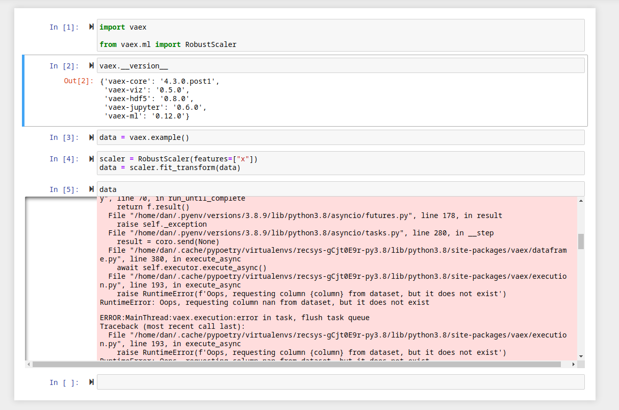 Bug Report Robustscaler Is Currenty Broken · Issue 1511 · Vaexiovaex · Github 