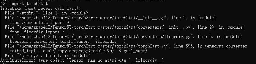 Attributeerror Type Object Tensor Has No Attribute Ifloordiv · Issue 508 · Nvidia Ai