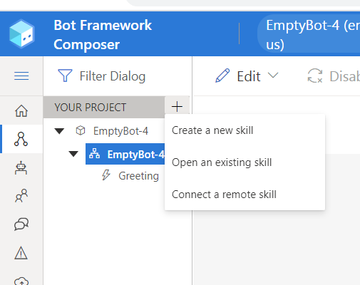 how to export and connect to a skill from consumer bot/documentation not updated · Issue #5334 ...
