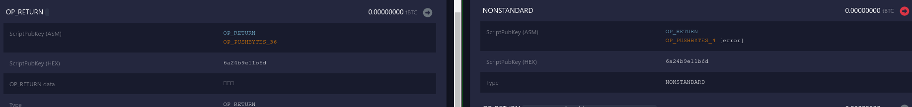 local hosted mempool wrong script opcodes · Issue #1260 · mempool/mempool · GitHub