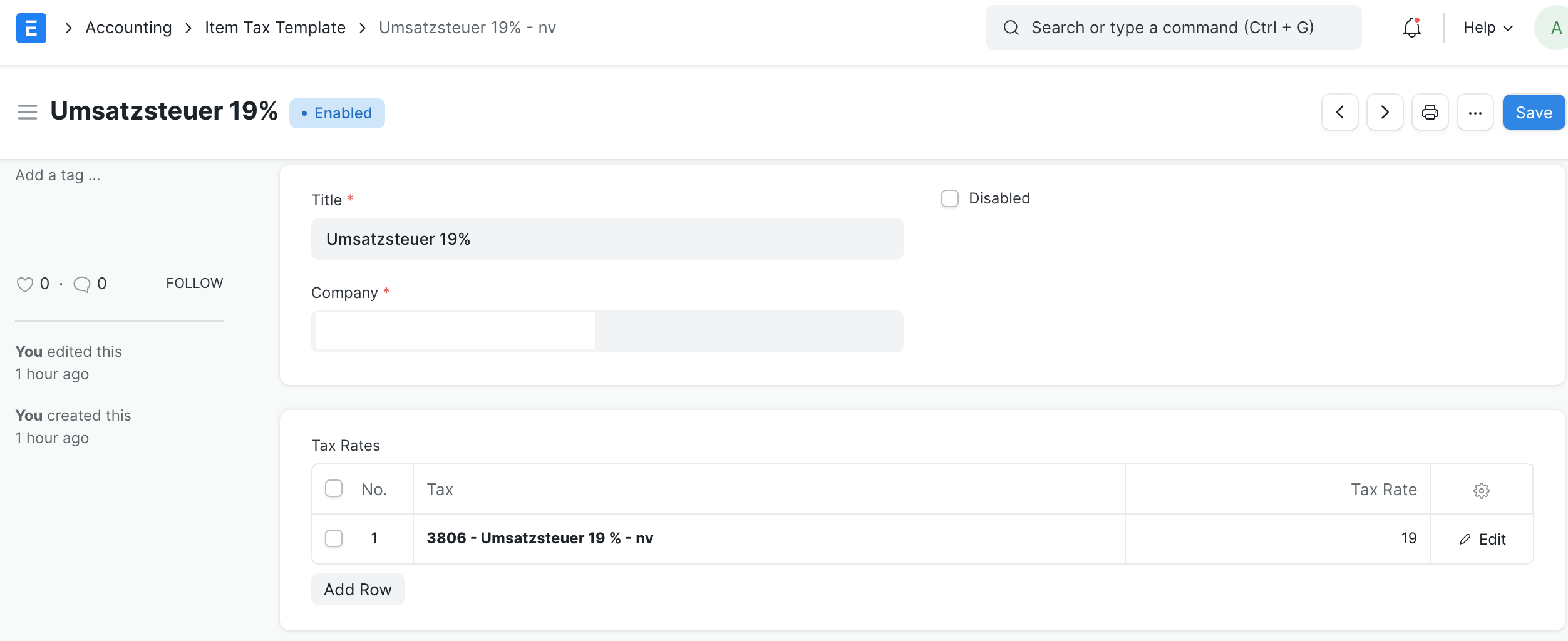 Item taxes from item tax template are not applied when updating items · Issue #33737 · frappe ...