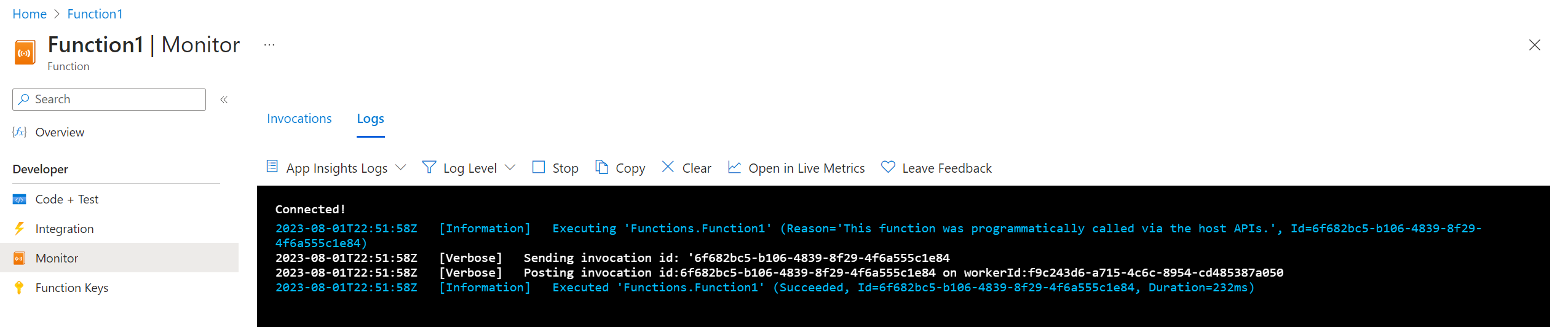 Not able to view Serilogs in Azure Monitor · Issue #1801 · Azure/azure-functions-dotnet-worker ...