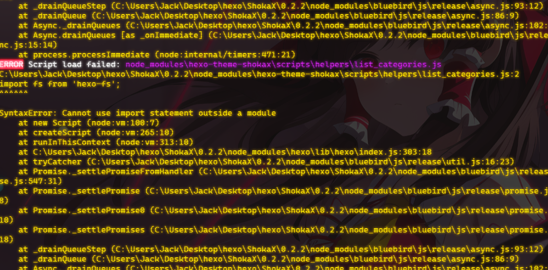 Syntaxerror Cannot Use Import Statement Outside A Module · Issue 61 