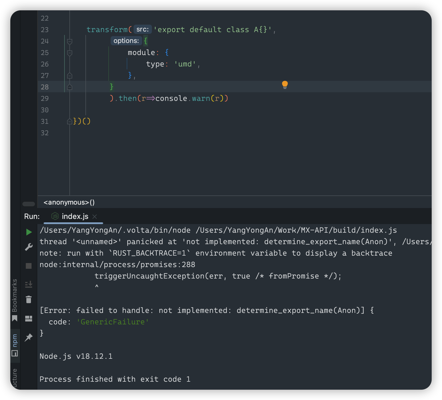 module umd not working on m1 mac · Issue #6263 · swc-project/swc · GitHub