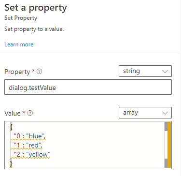 Set Property Array gets converted to Object · Issue #3116 · microsoft ...