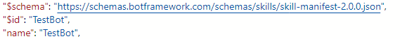 Generated Skill Manifest not correct · Issue #3140 · microsoft/BotFramework-Composer · GitHub