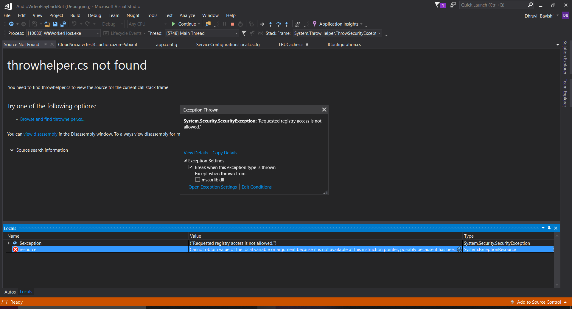 Unable To Debug Locally Is Need The Ssl Certificate For Local Debug · Issue 74