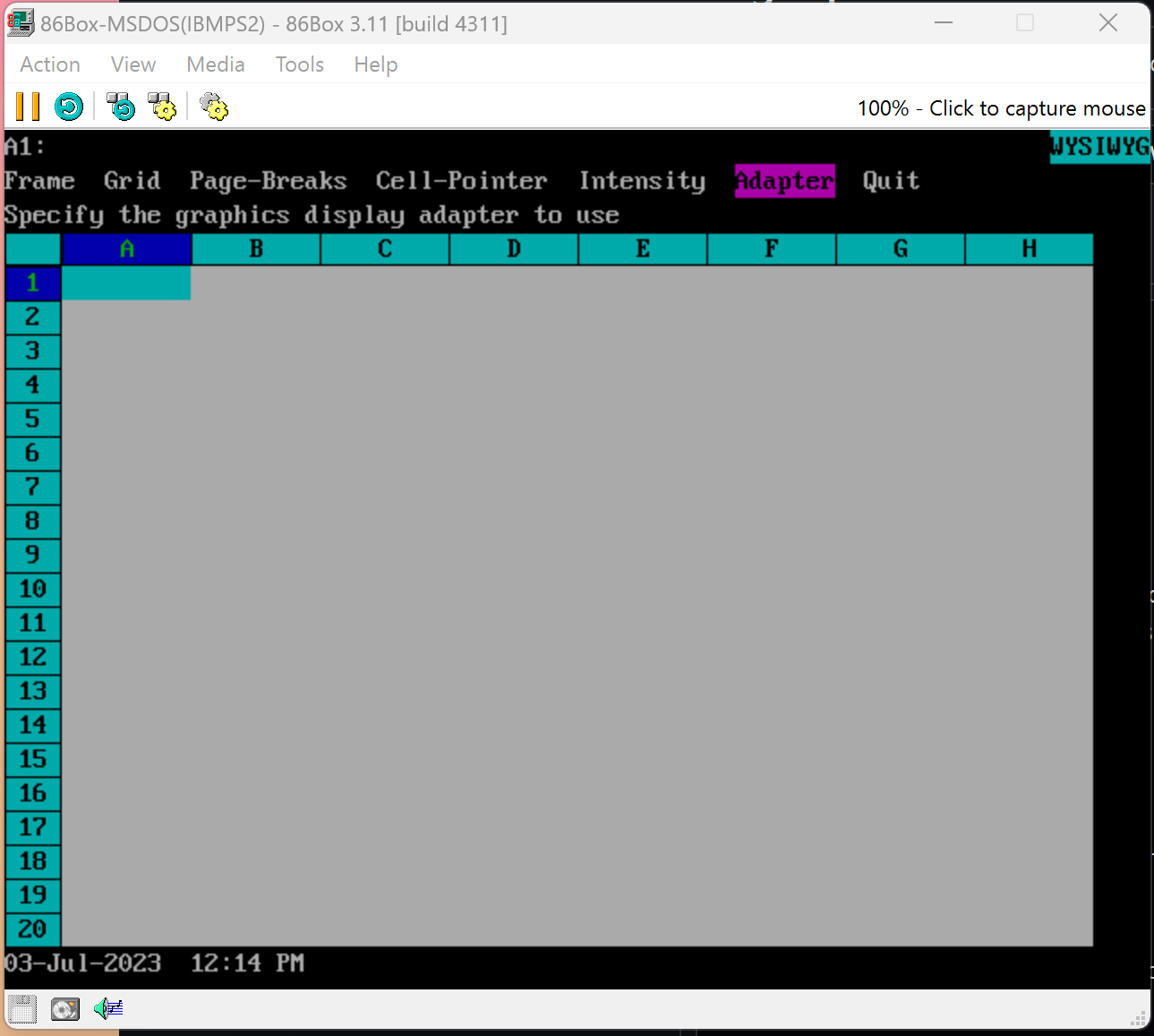Lotus 1-2-3 Release 2.3 (and 2.4) WYSIWYG mode · Issue #3447 · 86Box/86Box · GitHub