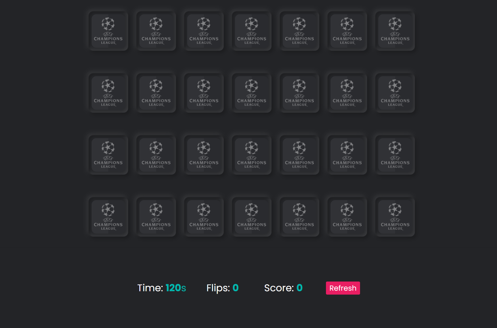 GitHub - canokulmus/UEFA-Champions-Memory-League