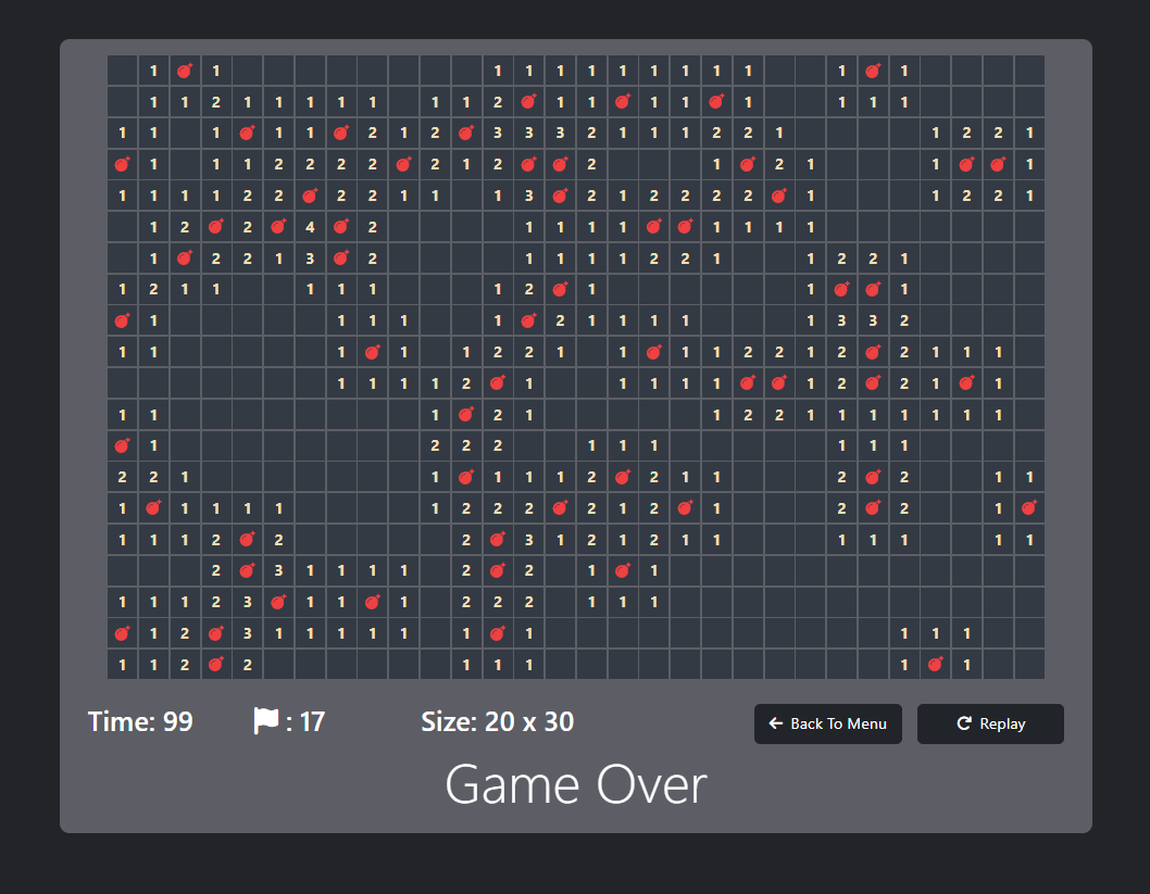 GitHub - canokulmus/minesweeper-game
