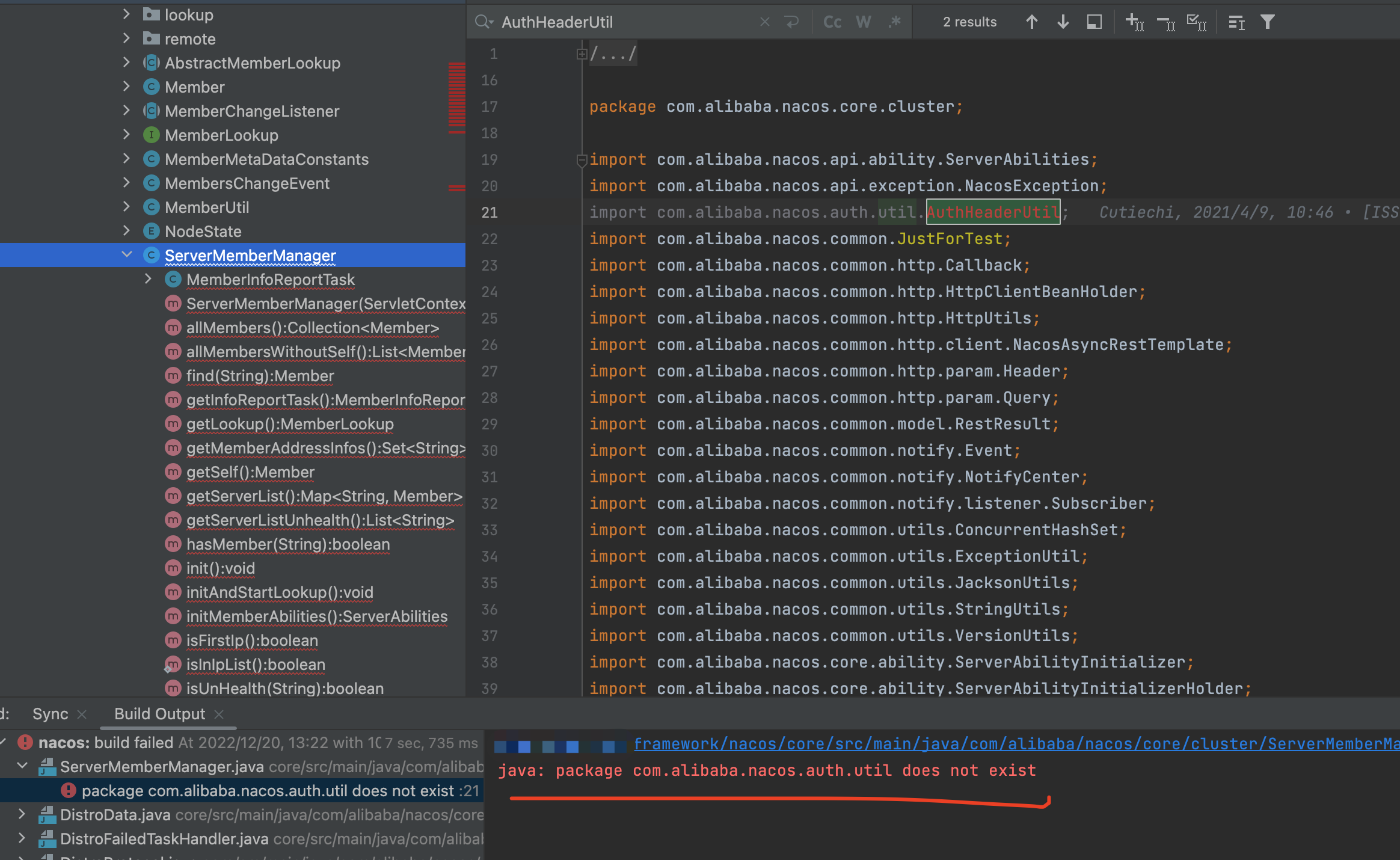 Nacos 2 2 0 Source Start Fail · Issue 9731 · Alibaba Nacos · Github