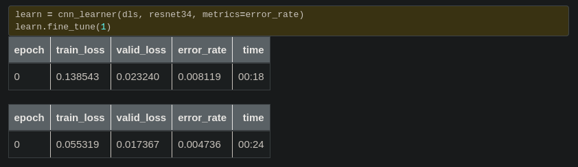 Issue after training ml model, doesn't show score result after training ...