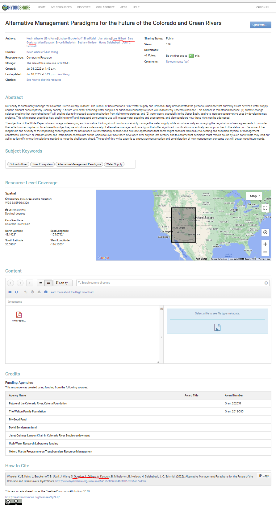 (BUG) Author order changed after clicking the view botton · Issue #4695 · hydroshare/hydroshare ...