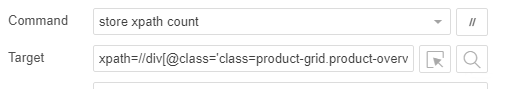 Find and Select Targets not available with store xpath count command · Issue #463 · SeleniumHQ ...
