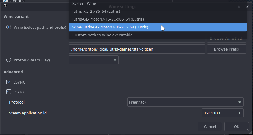 RFC: proto-wine UI changes · Issue #1618 · opentrack/opentrack · GitHub