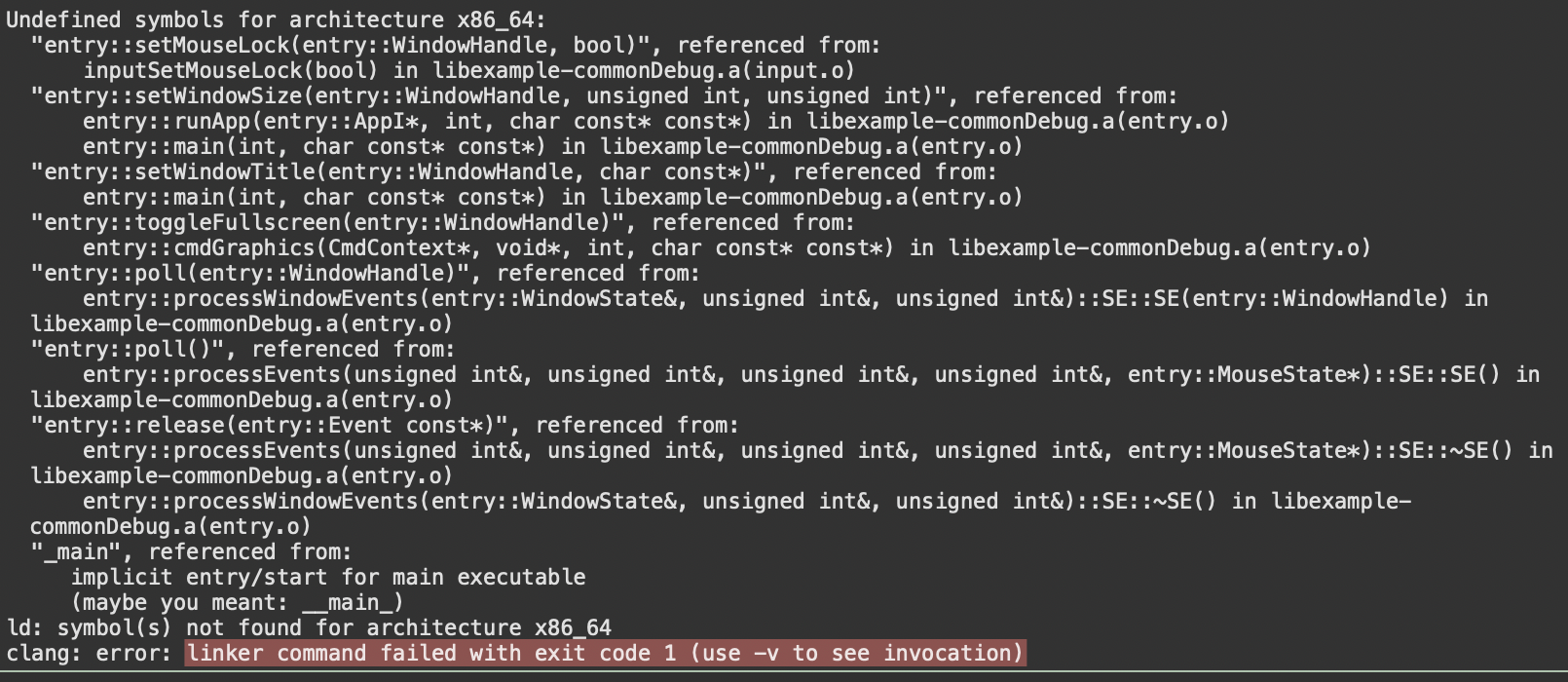 All Examples Failed To Build In Xcode · Issue 1664 · Bkaradzicbgfx · Github
