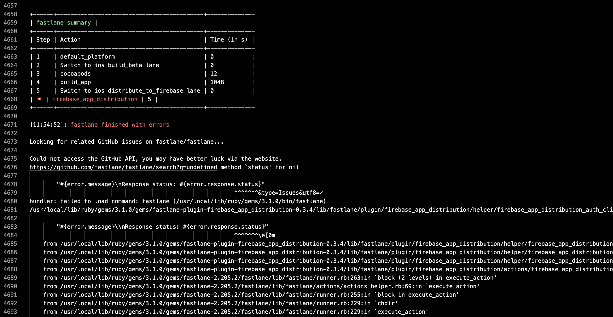 fastlane throwing error · Issue #20273 · fastlane/fastlane · GitHub