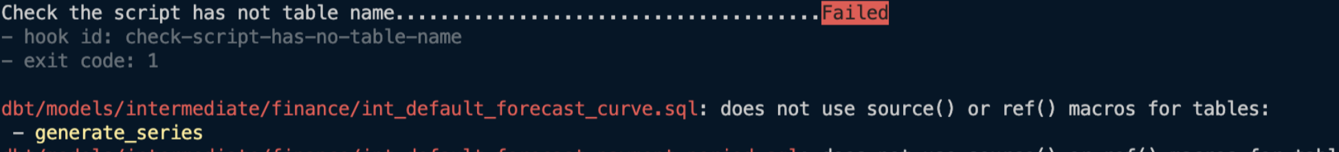 Add --exclude or --ignore in `check-script-has-no-column-name` · Issue #161 · dbt-checkpoint/dbt ...