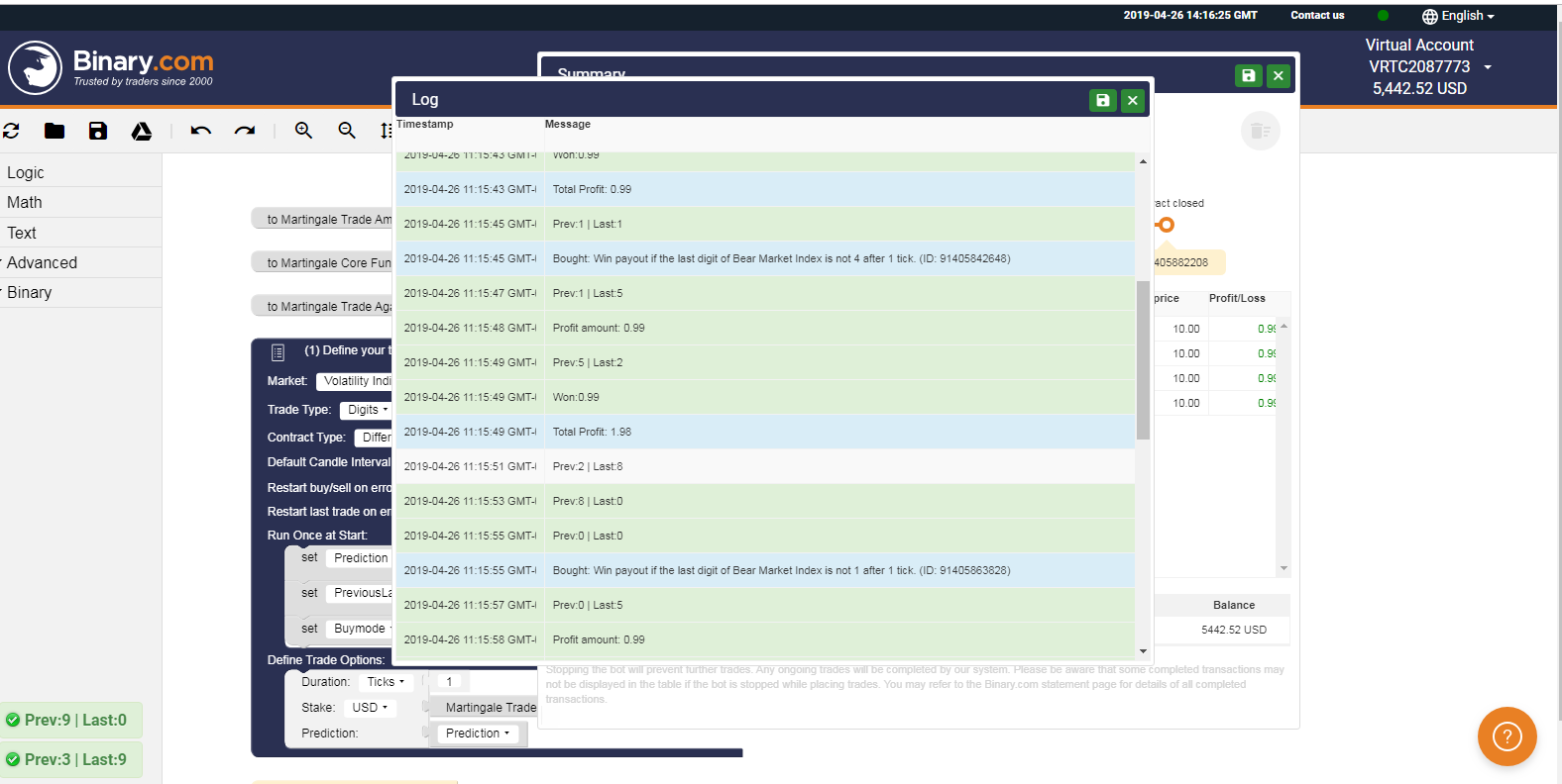 2 Equal Digits in a Row, Last Digit Differ Bot need Help · Issue #1443 · binary-com/binary-bot ...