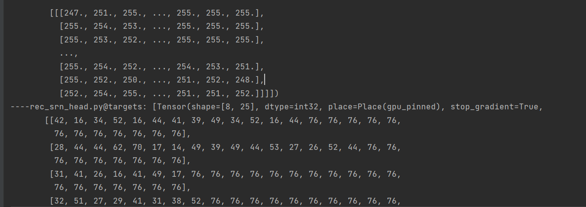 paddleocr 2.2中的SRN文本识别算法出现targets: None · Issue #7728 · PaddlePaddle ...
