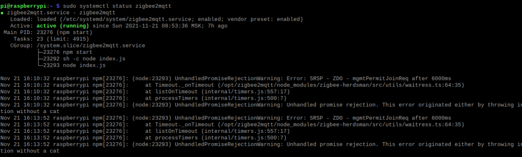 Error Srsp Zdo Mgmtpermitjoinreq After 6000ms · Issue 9777 · Koenkk Zigbee2mqtt · Github