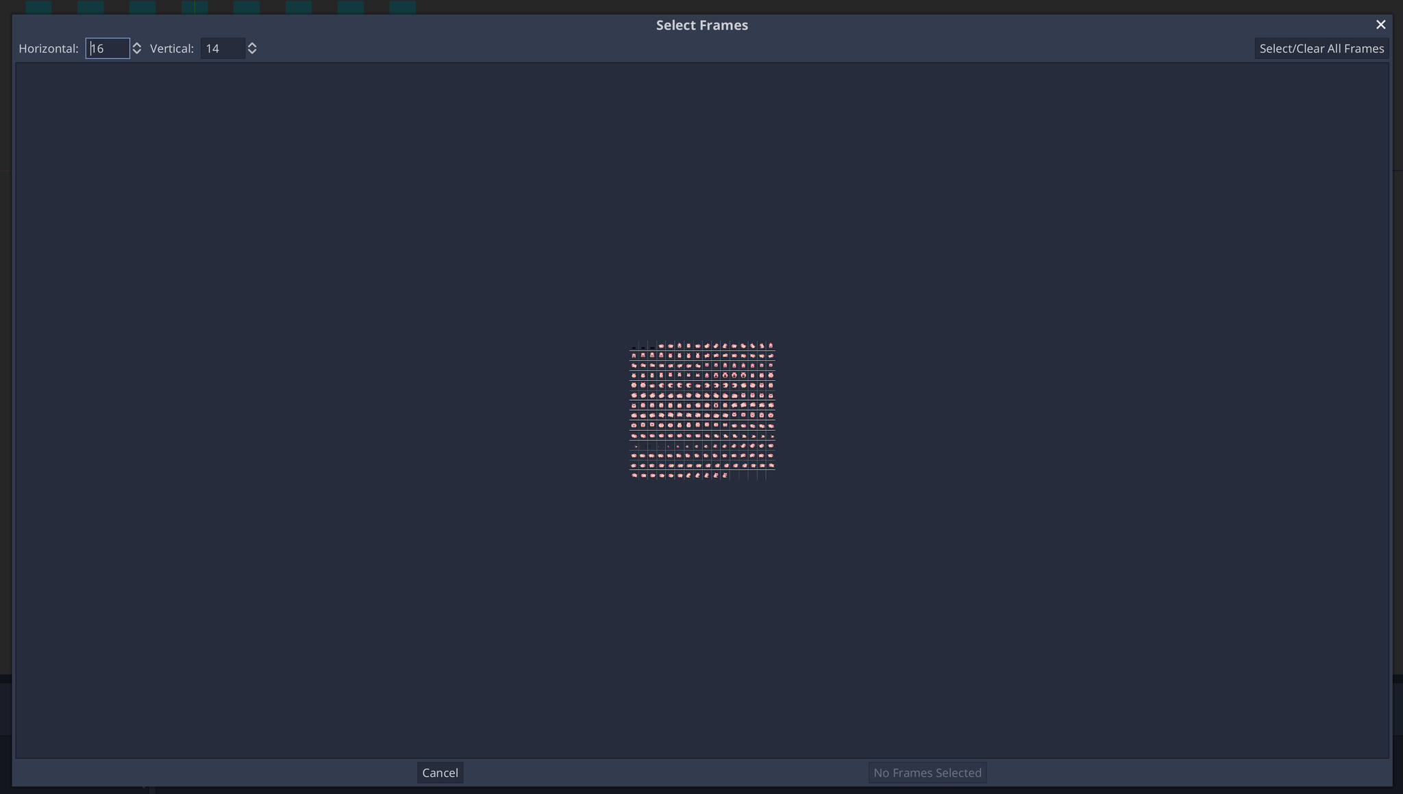 Select Frames Modal has no zoom functionality · Issue #1278 ...