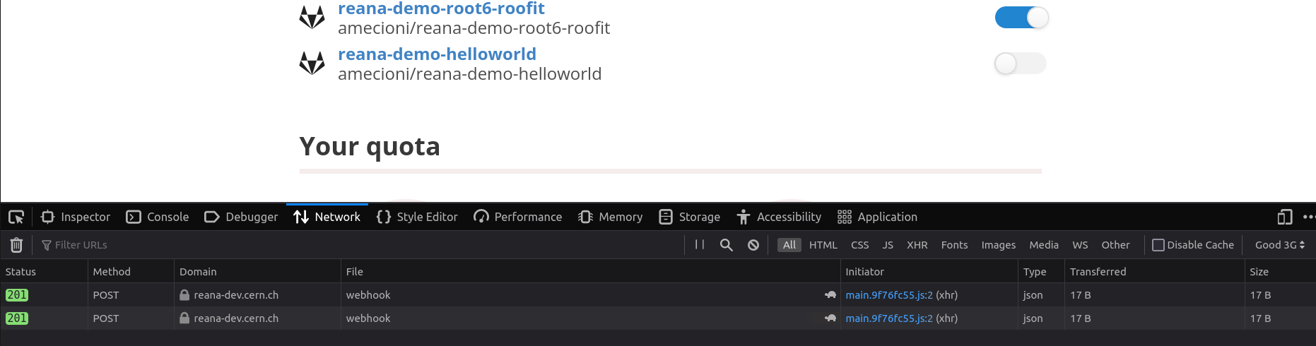gitlab: disable toggle button while it's waiting for the response · Issue #261 · reanahub/reana ...