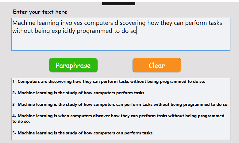 GitHub - Omar-Farag/paraphrasing-app