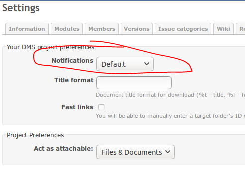 How to set dmsf mail notification · Issue #1222 · danmunn/redmine_dmsf · GitHub