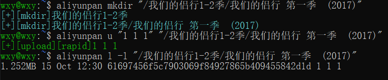 文件路径里有空格等特殊字符时,ls命令会出错 · Issue #57 · wxy1343/aliyunpan · GitHub