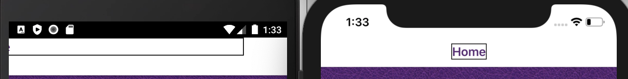 topBar title component alignment instability [regression] · Issue #6883 · wix/react-native ...