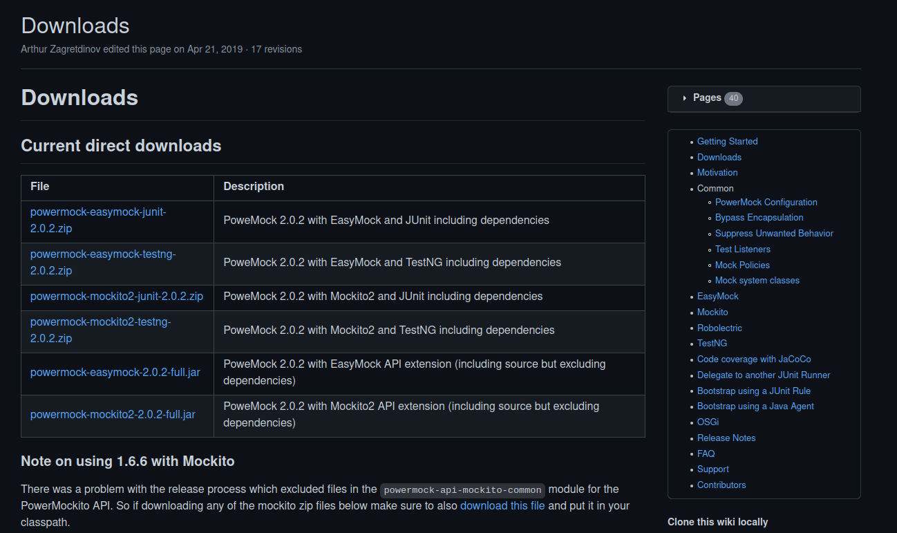 Forbidden When Trying To Download A Zip · Issue 1102 · Powermock Powermock · Github