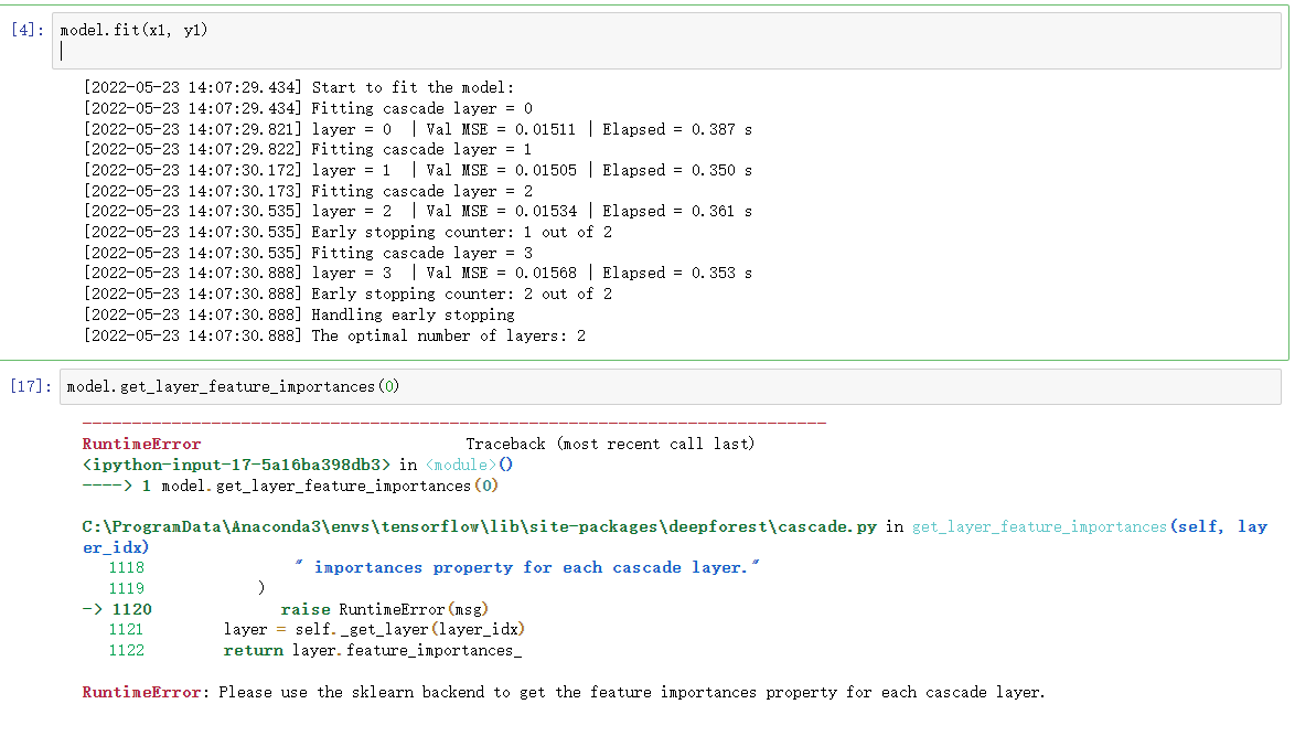 Error in feature importance acquisition · Issue #106 · LAMDA-NJU/Deep-Forest · GitHub