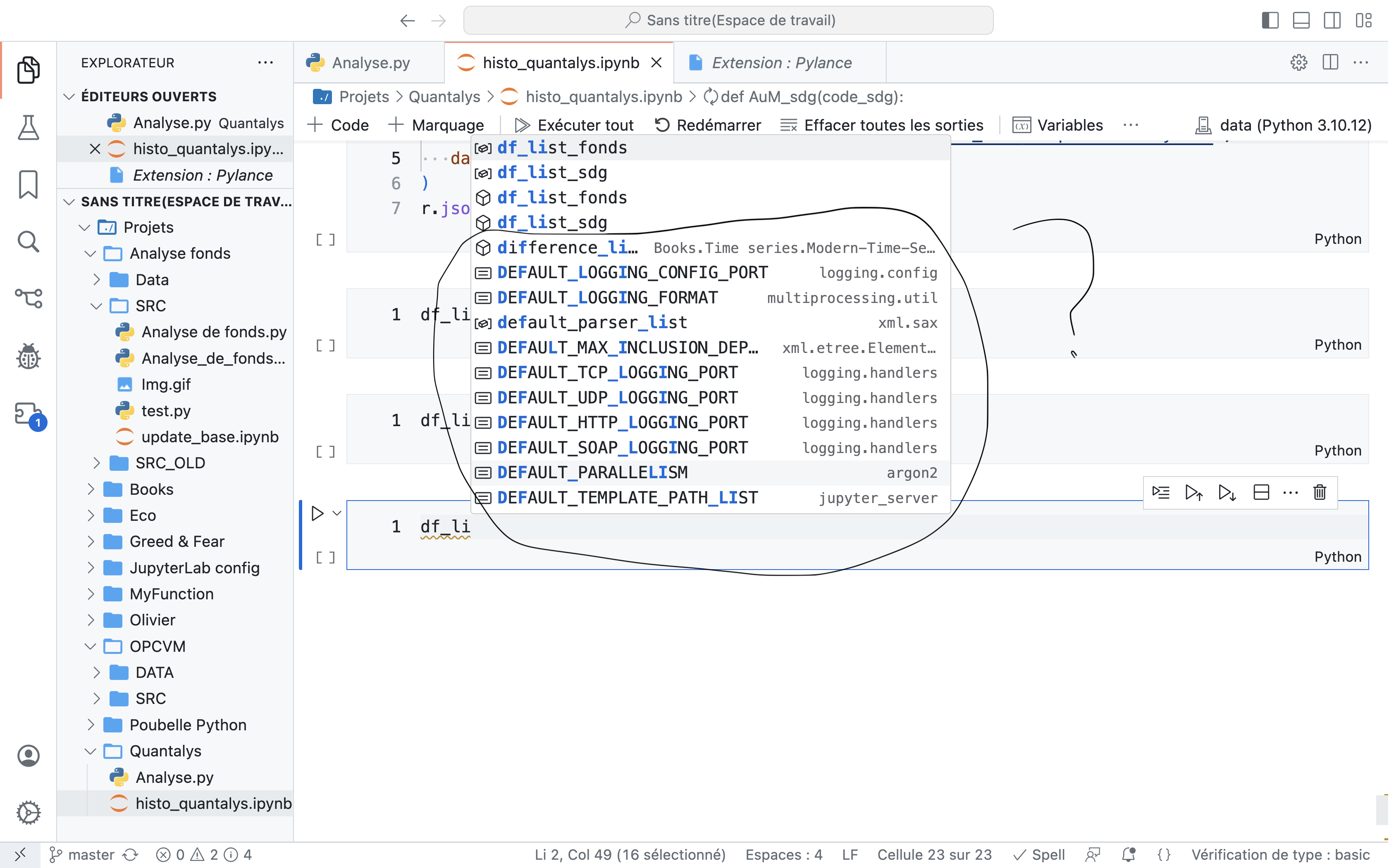 How To Have Only Python Code In Completion Code · Issue 4796 · Microsoftpylance Release · Github