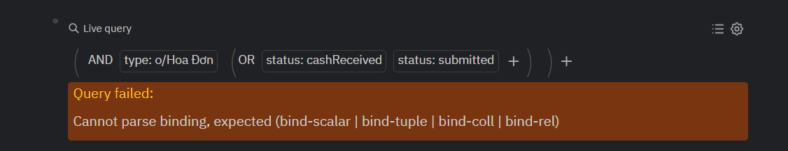 Simple Andor Query Constrcted With Query Builder Results In Error 1995