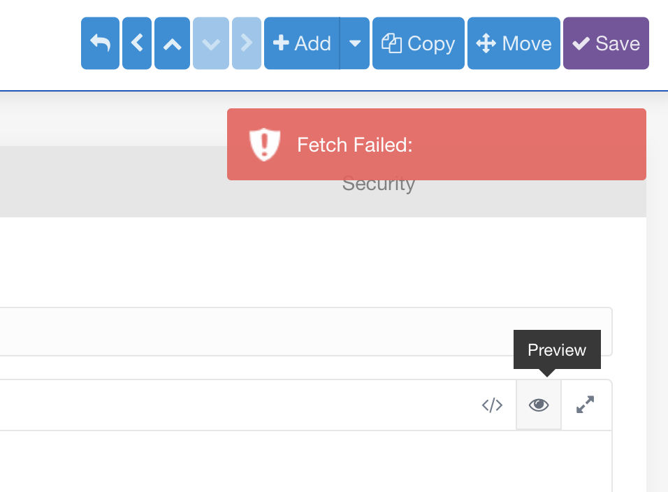 When user account Permissions > Pages > Delete is set to Denied, is not possible to preview ...