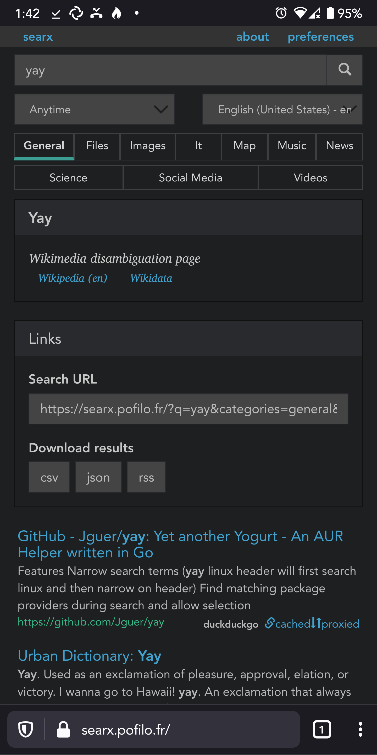 On mobile, the Links box obscures results · Issue #2086 · searx/searx · GitHub
