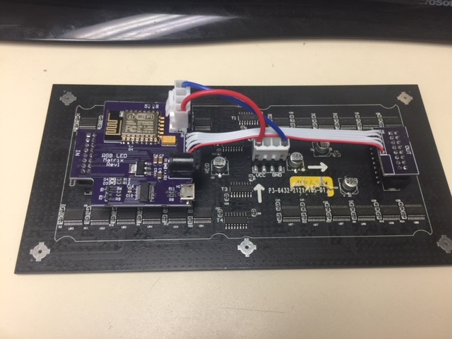 Custom PCB designed for this library · Issue #15 · 2dom/PxMatrix · GitHub
