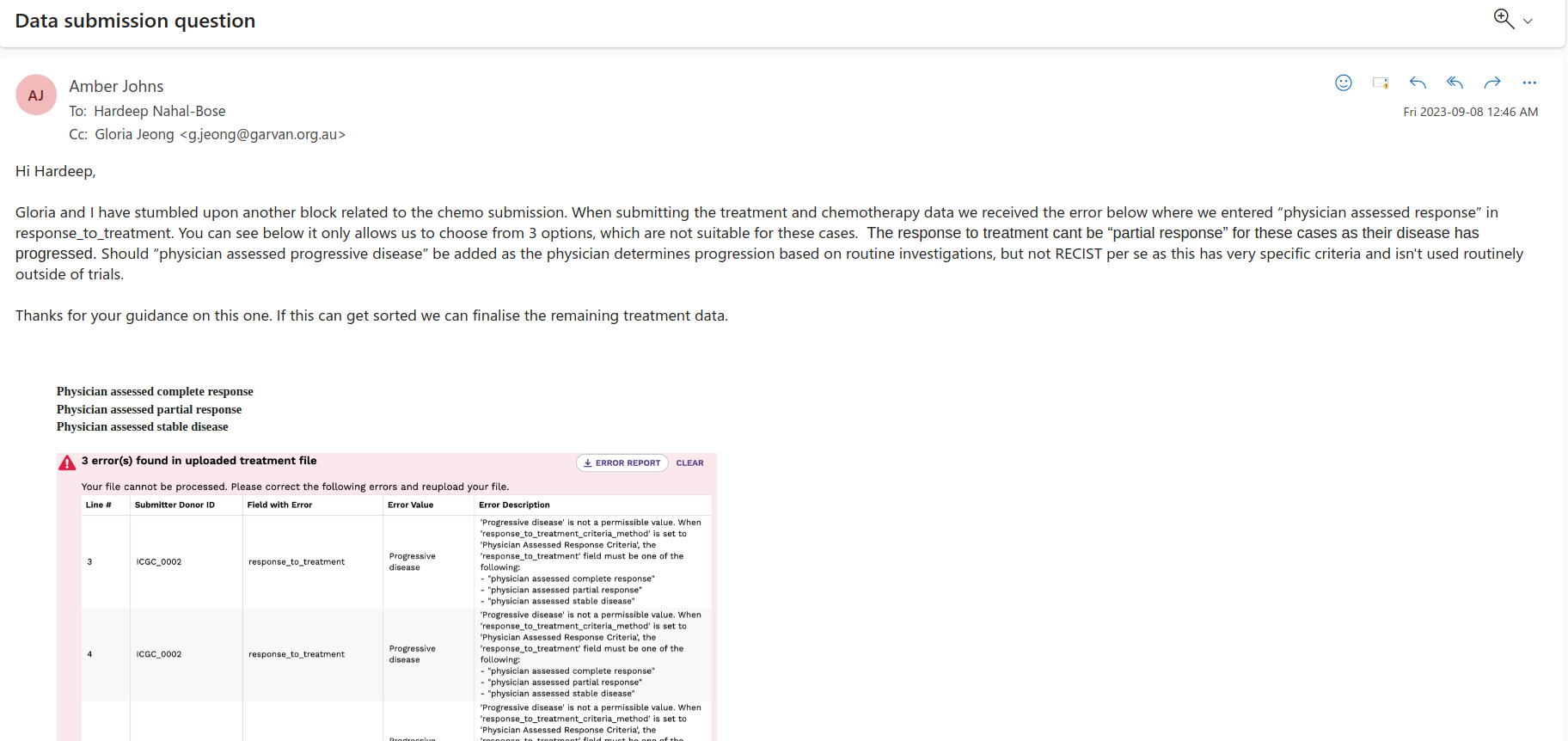 Add new term to "response_to_treatment" field · Issue #413 · icgc-argo/argo-dictionary · GitHub