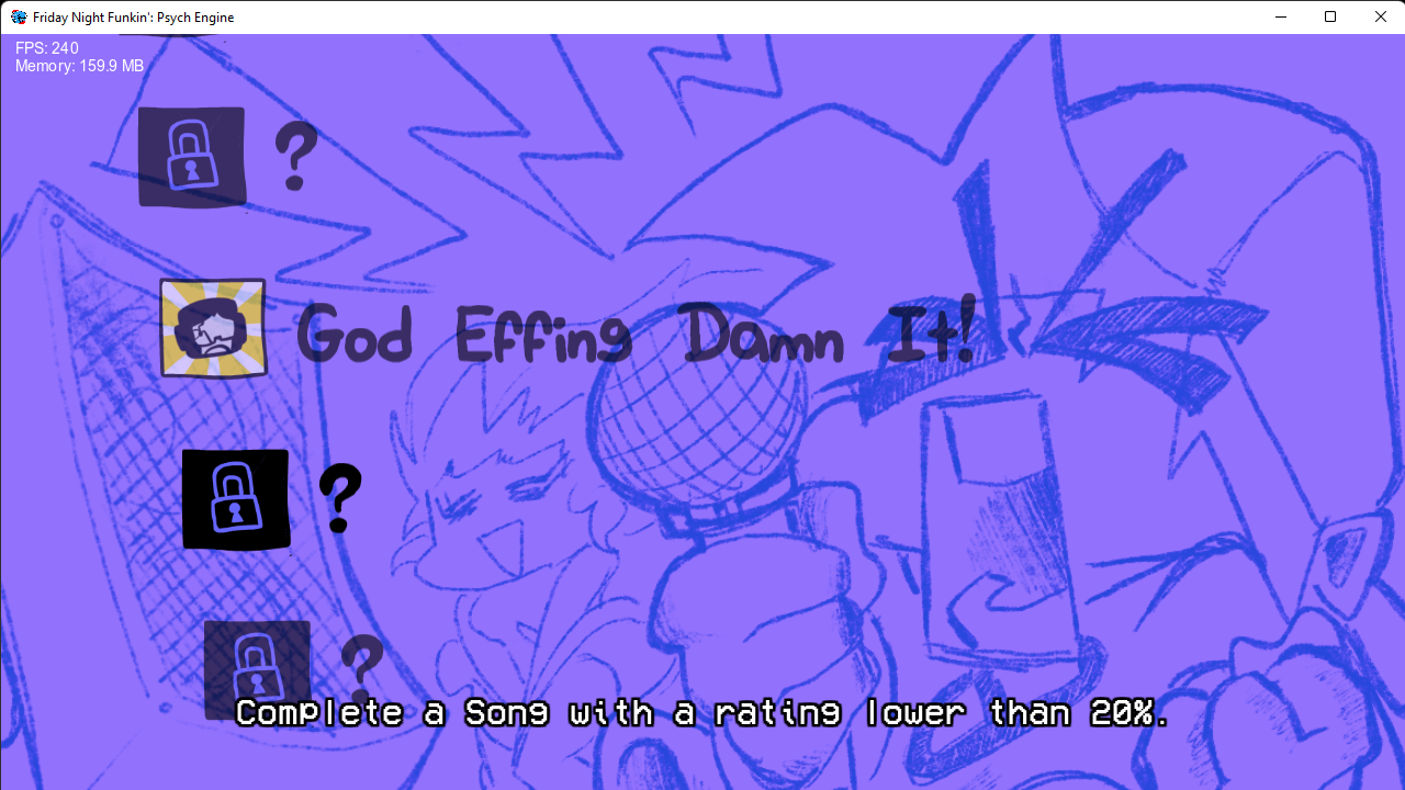 How do I make achievements and main menu buttons (like freeplay ...