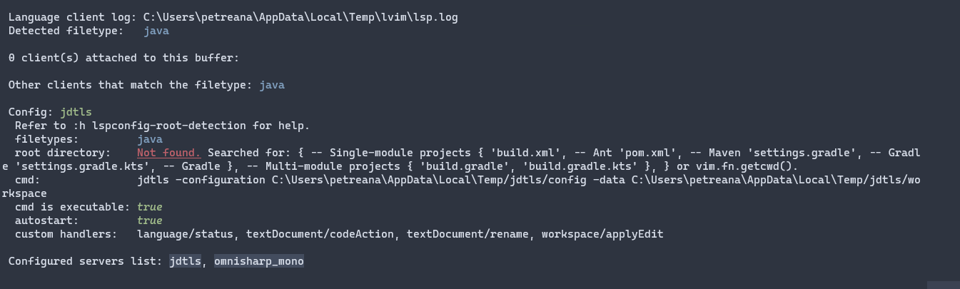 Jtdls Not Working In Windows · Issue 2938 · Lunarvim Lunarvim · Github