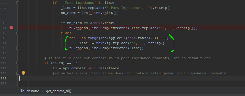HFSS Touchstone File - Incorrect Port Impedance Array · Issue #470 ...