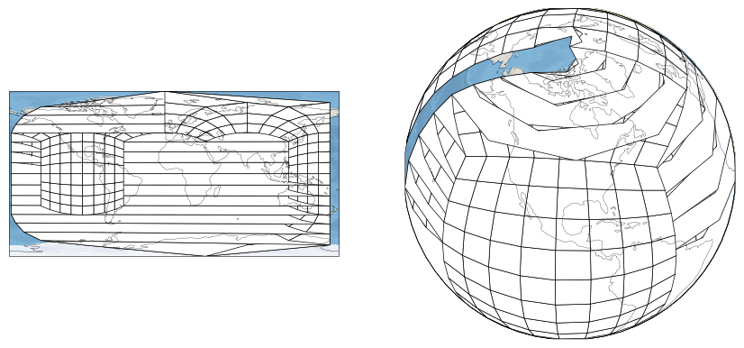 Wrapping Path and PolyCollection elements around dateline and Geodetic ...