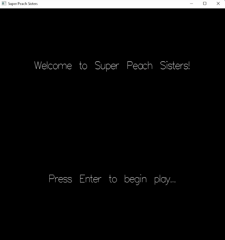 GitHub - ArmeenS/SuperPeachSisters: Super Peach Sisters developed using C++