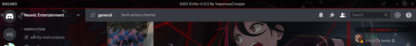 GGO Kirito - Discord Source - [Issue Report] · Issue #42 · VaporousCreeper/BetterDiscord ...