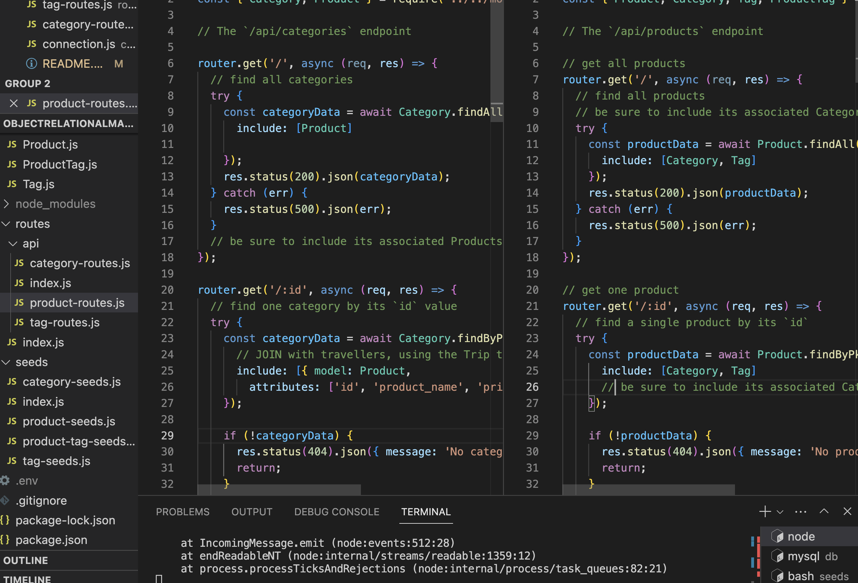 GitHub - jsdrever/objectRelationalMapping4Commerce: using sequalize and ...