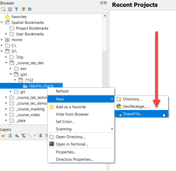 Add Create New Qgis Project To The Browser Context Menu · Issue 45710
